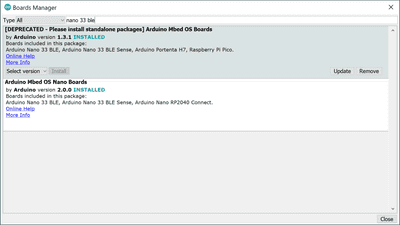 Getting started with the Arduino Nano 33 BLE Sense | Arduino