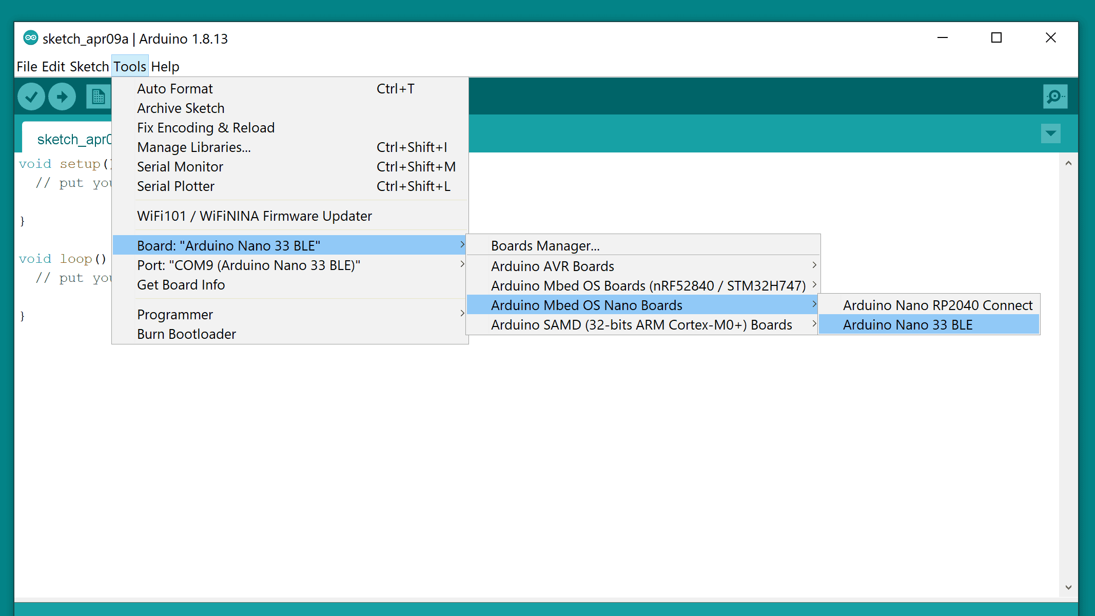 Getting started with the Arduino Nano 33 BLE Sense | Arduino