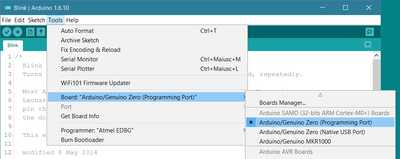 Getting started with the Arduino Zero | Arduino