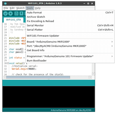 WiFi101 OTA | Arduino