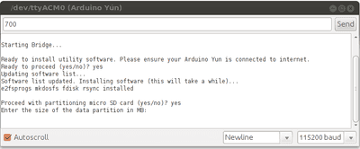 How to expand the Yún disk space | Arduino